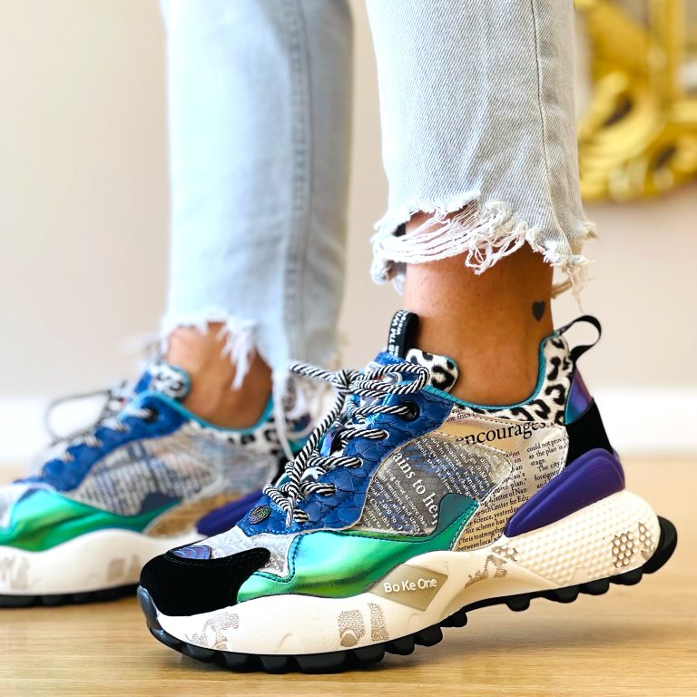 Sapatilha Exé 19V03-6 Azul - Eva Shoes