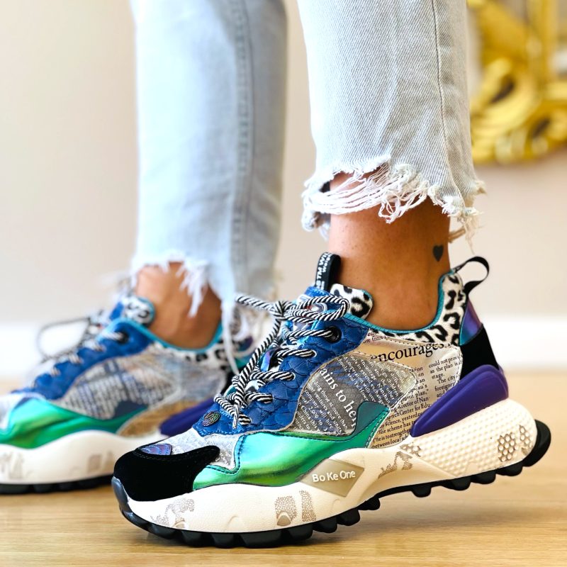 Sapatilha Exé 19V03-6 Azul - Eva Shoes