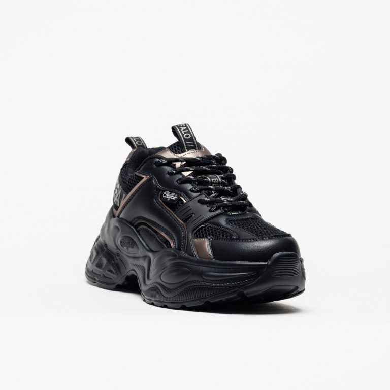 Sapatilha Buffalo Yuno One Black - Eva Shoes