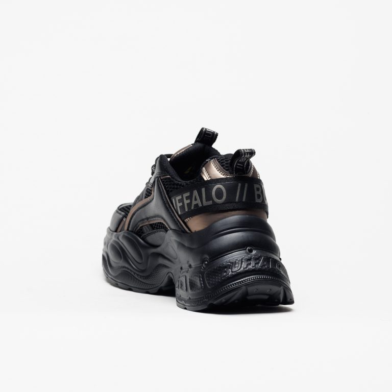 Sapatilha Buffalo Yuno One Black - Eva Shoes